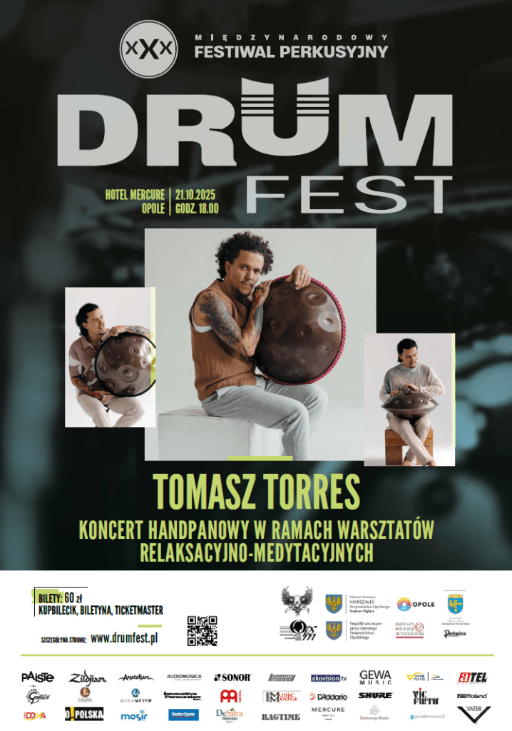 Tomasz Torres zagra Koncert Handpanowy w Opolu – M MAG